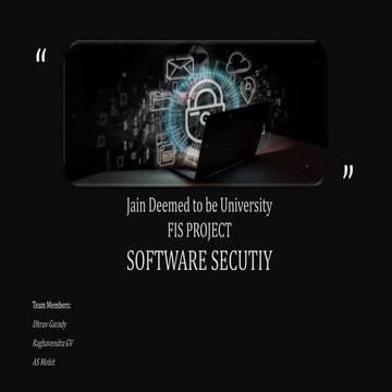 Software Security | PPT