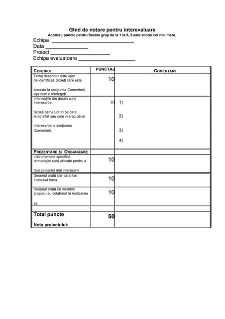 Fisa interevaluare | DOC