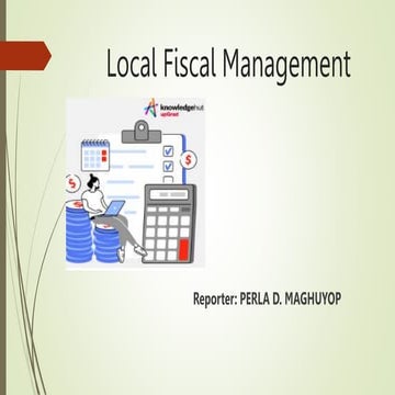 Fiscal-Management. A POWERPOINT PRESENTATION | PPTX
