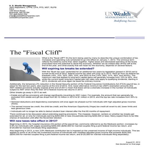 fiscal cliff | DOCX