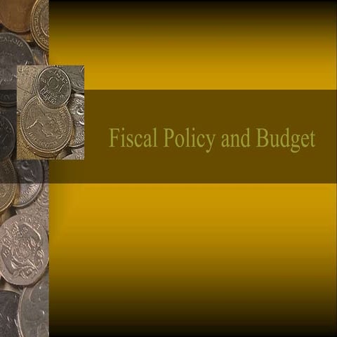 Fiscal and Monetary Policy | PPT