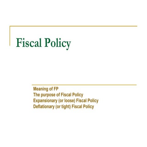 Fiscal Policy in detail in macroeconomics.ppt