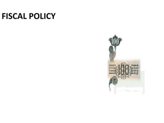 Fiscalpolicy | PPTX