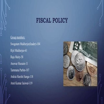 Fiscal policy Group 3.pptx GGGGGGGGGGGGGGGGGGGGGGGGGGGGGGGGGGGGGGGGGGG | PPTX