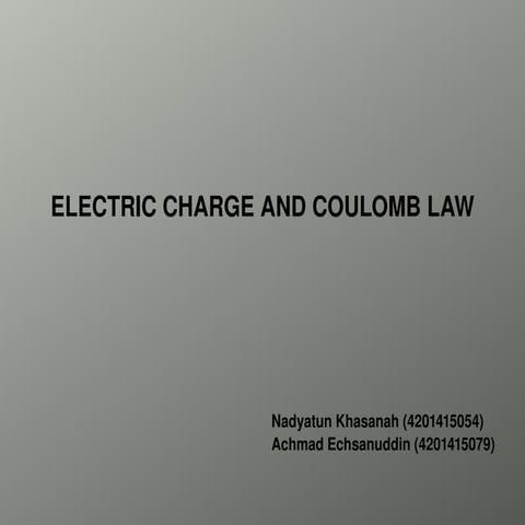 muatan listrik dan hukum coloumb | ODP