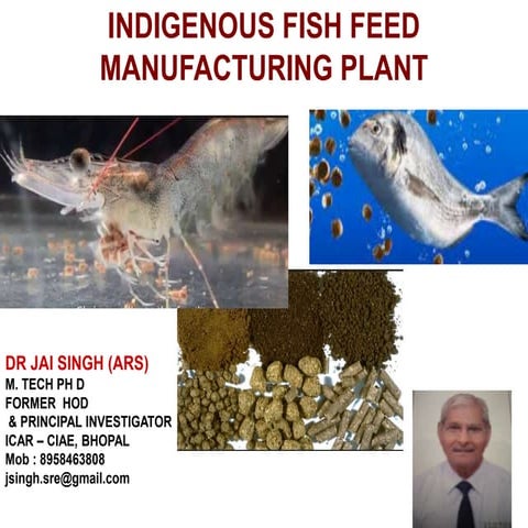 Fish 2 fish feed manufacturing plant | PPTX