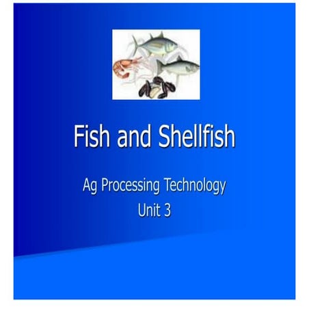 Fish And Shellfish | PDF