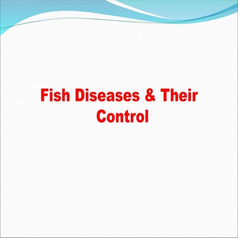 Fish disease and Control by student of B.Sc.ppt