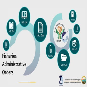 DA BFAR - Fisheries Administrative Orders.pptx