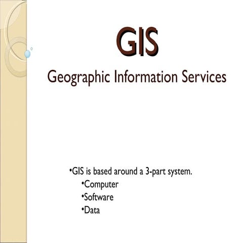 Geographic Information Systems | PPT