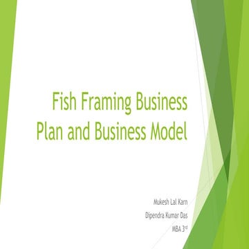 Fish framing business plan | PPTX