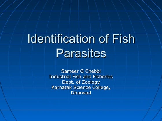Life cycle of fish parasites from each group | PPT
