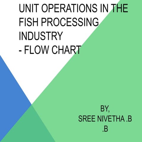 Fish processing | PPTX