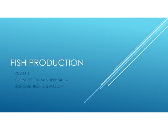 Aquaculture and Fisheries • brief background of aquaculture • types of ...