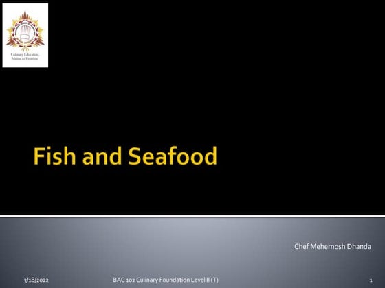 Fish and shellfish | PPTX