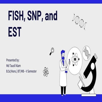 FISH, SNP and EST.pptx