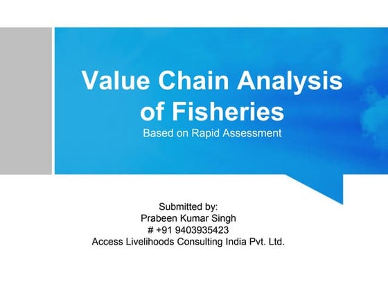 Flows within Fisheries Value Chain Financing | PPT | Business | Business and Finance