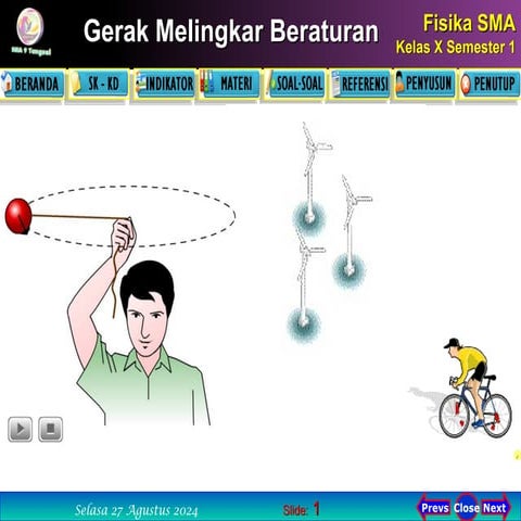 fisika gerak melingkar beraturan_kelas 10 | PPT