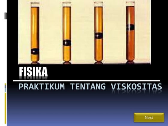 laporan praktikum viskositas | DOC