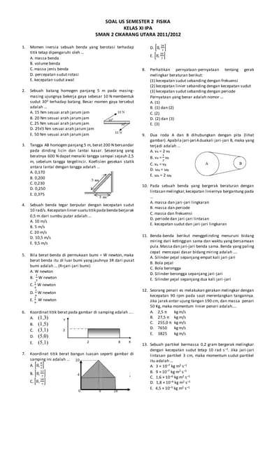 Soal UAS fisika XI | PDF