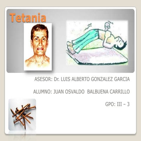 Fisio tetania | PPTX