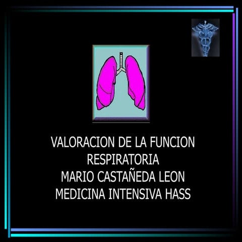 fisiologia pulmonar Y ZONAS DE WEST ANESTESIOLOGIA | PPTX