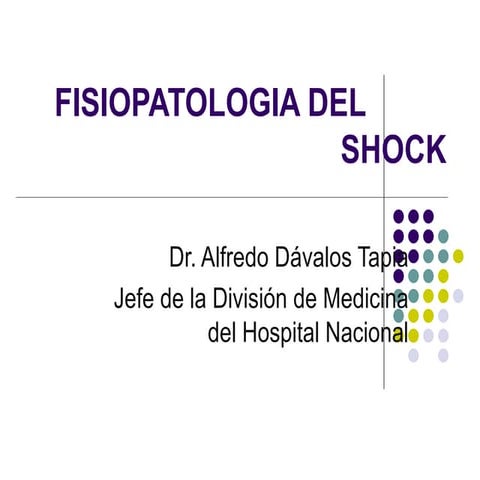Fisiopatologia Del Shock | PPT