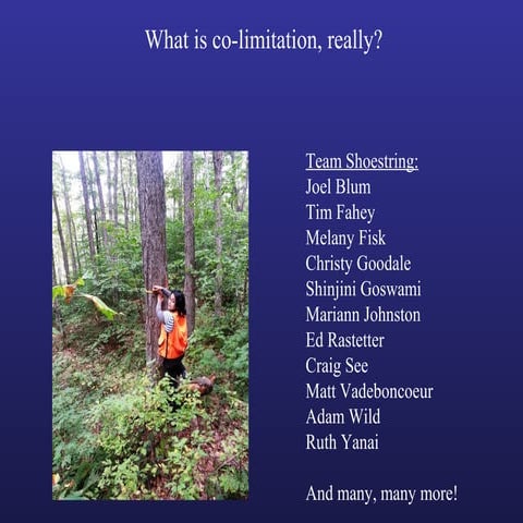 What is co-limitation, really? | PPT