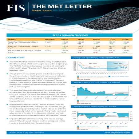 Fis new weekly coal report | PDF
