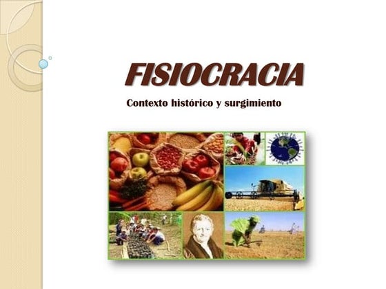 Teorías económicas de la fisiocracia | PDF