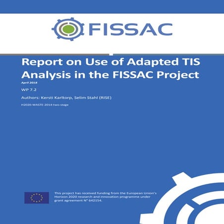 Fissac 2018-use-of-adapted-tis-analysis-in-the-fissac-project | PDF