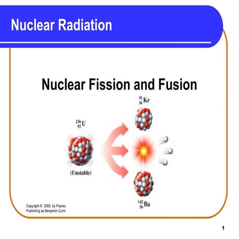 Fission and Fusion nuclear engineering 1 | PPTX