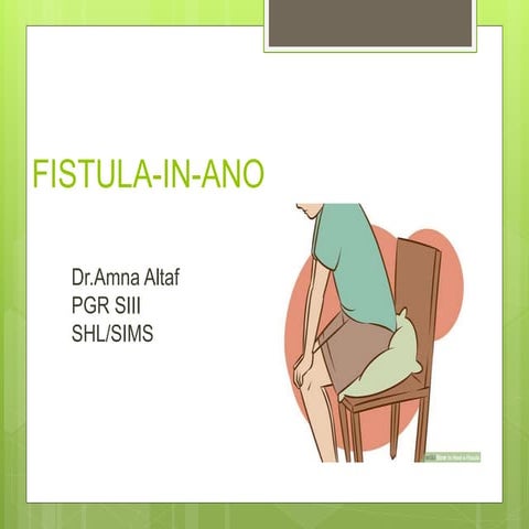 Fistula in-ano | PPTX