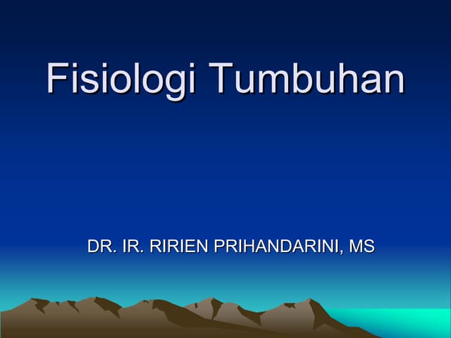 Keseimbangan Air Tanah Tumbuhan-Atmosfer | PDF