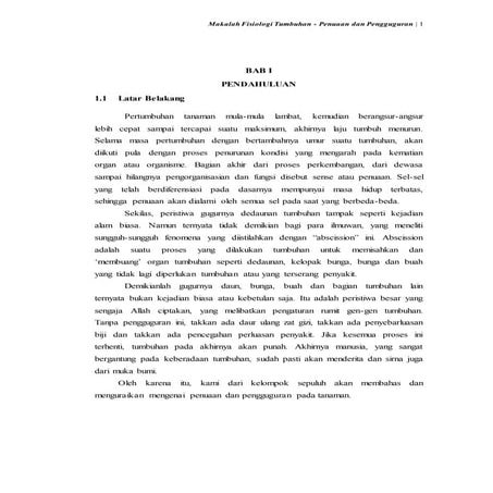 Fistum mklh klmpok 10 , penuaan dan pengguguran | DOCX