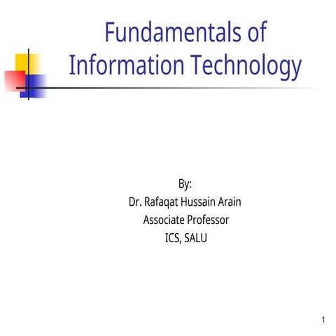 Fundamentals of InformationTechnology.ppt