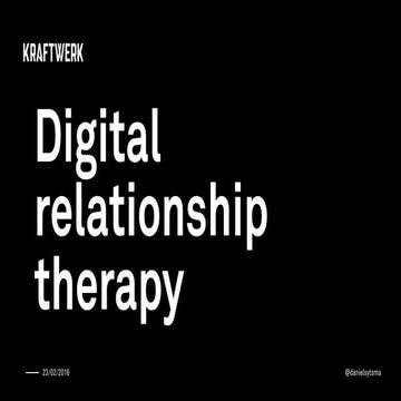 Digital Relationship Therapy | PPT