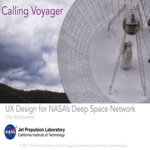 Calling Voyager: Interface Design for NASA’s Deep Space Network | PDF