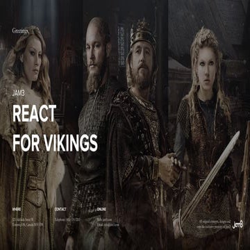 Fitc React Spotlight 2016 - React for Vikings | PPT