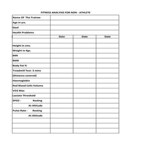ASTRA - Fitness analysis | PDF