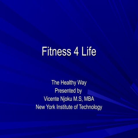 Fitness 4 life | PPT