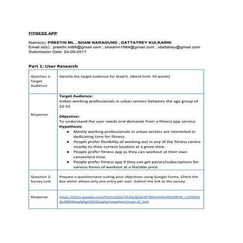 Fitness app case study | PDF