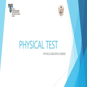 Fitness test | PPTX