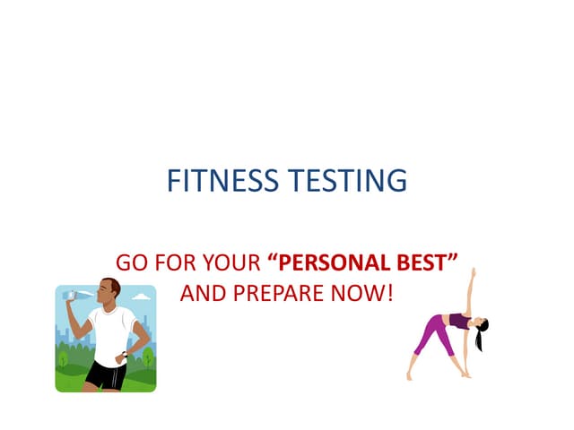 Physical Fitness Test Lecture