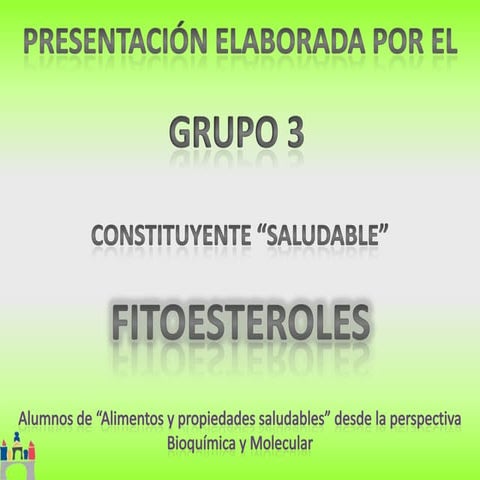 Fitoesteroles | PPTX
