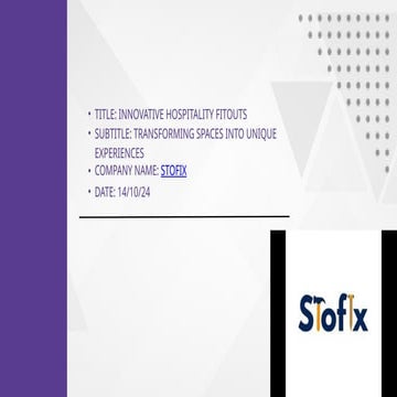 fitout contractors in uae - stofix | PPT