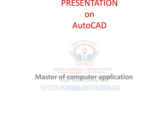 autocad presentation.pdf | Technology & Computing
