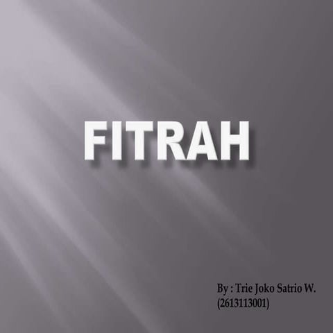 Fitrah | PPTX