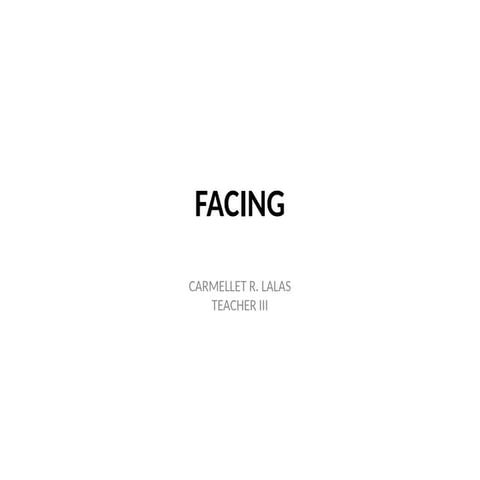 Types of Facings in sewing | PPTX