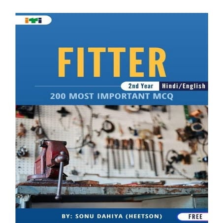 Fitter 2nd Year question paper ITI NIMI MCQ Book Free | PDF